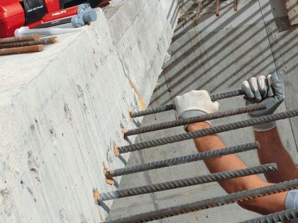 Re-Bar / Reinforcement Steel Grouting In Concrete – Contemporary Equipment